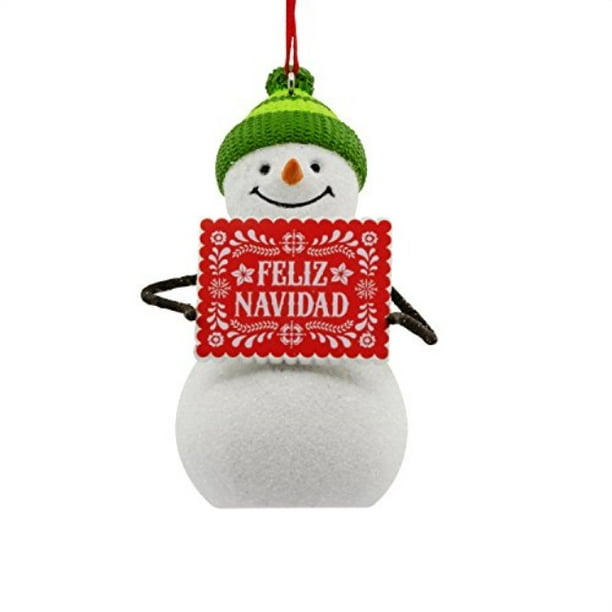 Hallmark VIDA Snowman Spanish Christmas Ornament - Walmart.com