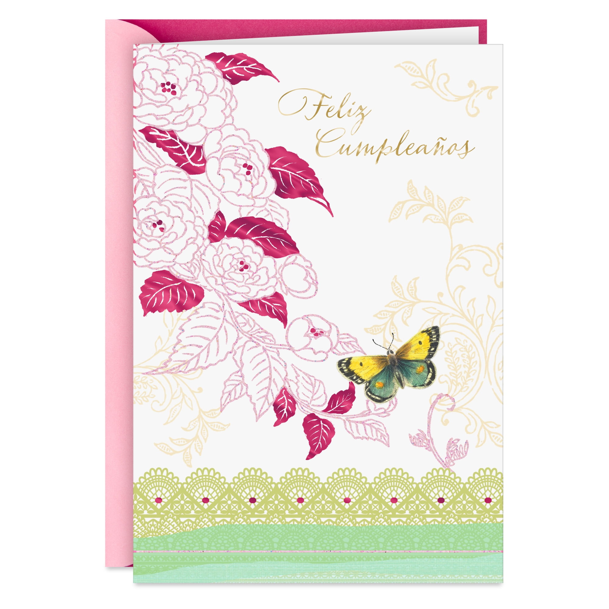 Hallmark VIDA Spanish-Language Birthday Card (Happiness as Beautiful as ...