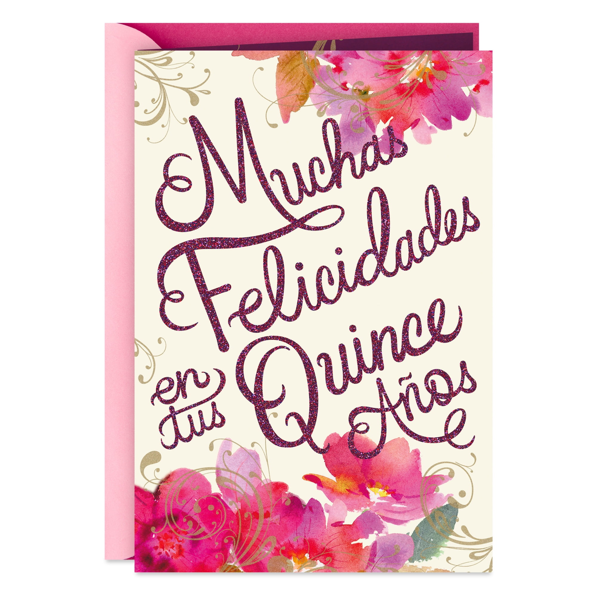Hallmark VIDA Spanish-Language Quinceañera Card (God's Sweetest ...