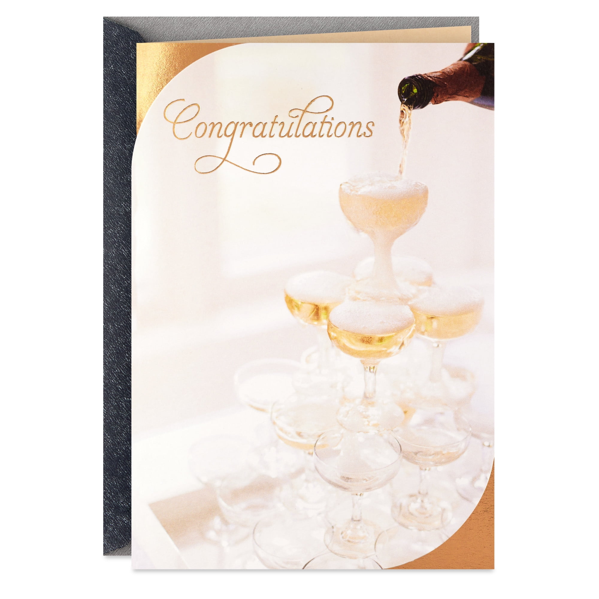 Hallmark Wedding Card (Cheers to Love) - Walmart.com