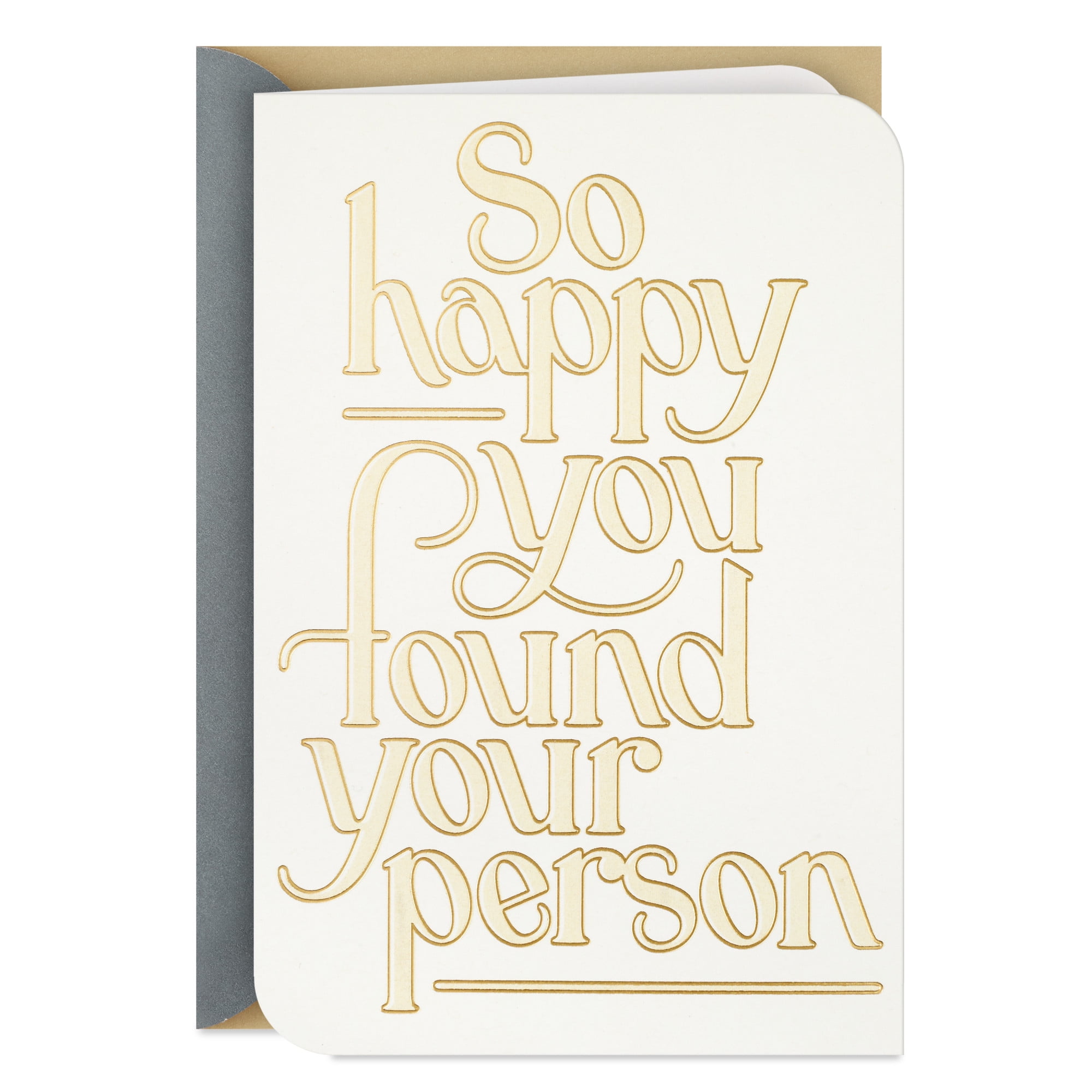 Hallmark Wedding or Engagement Card (Happy You Found Each Other ...