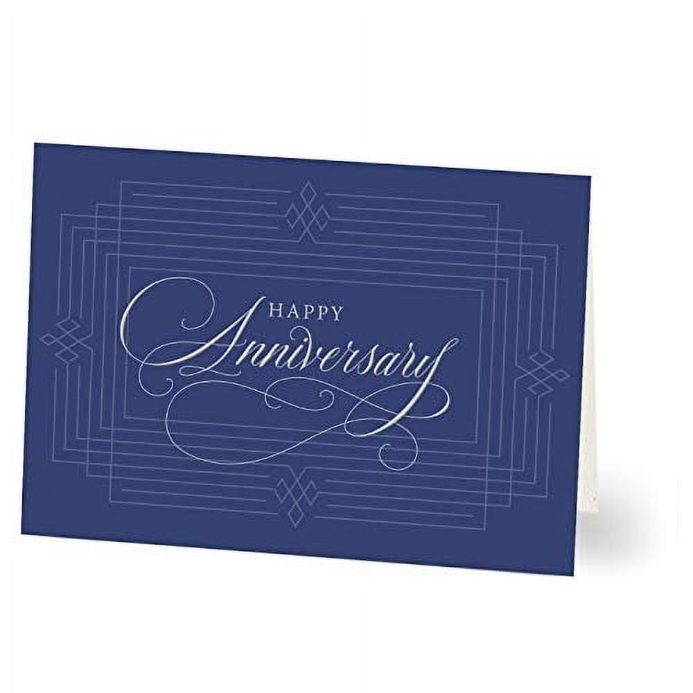 Hallmark Work Anniversary Cards (Silver and Blue) (Pack of 25 Greeting ...