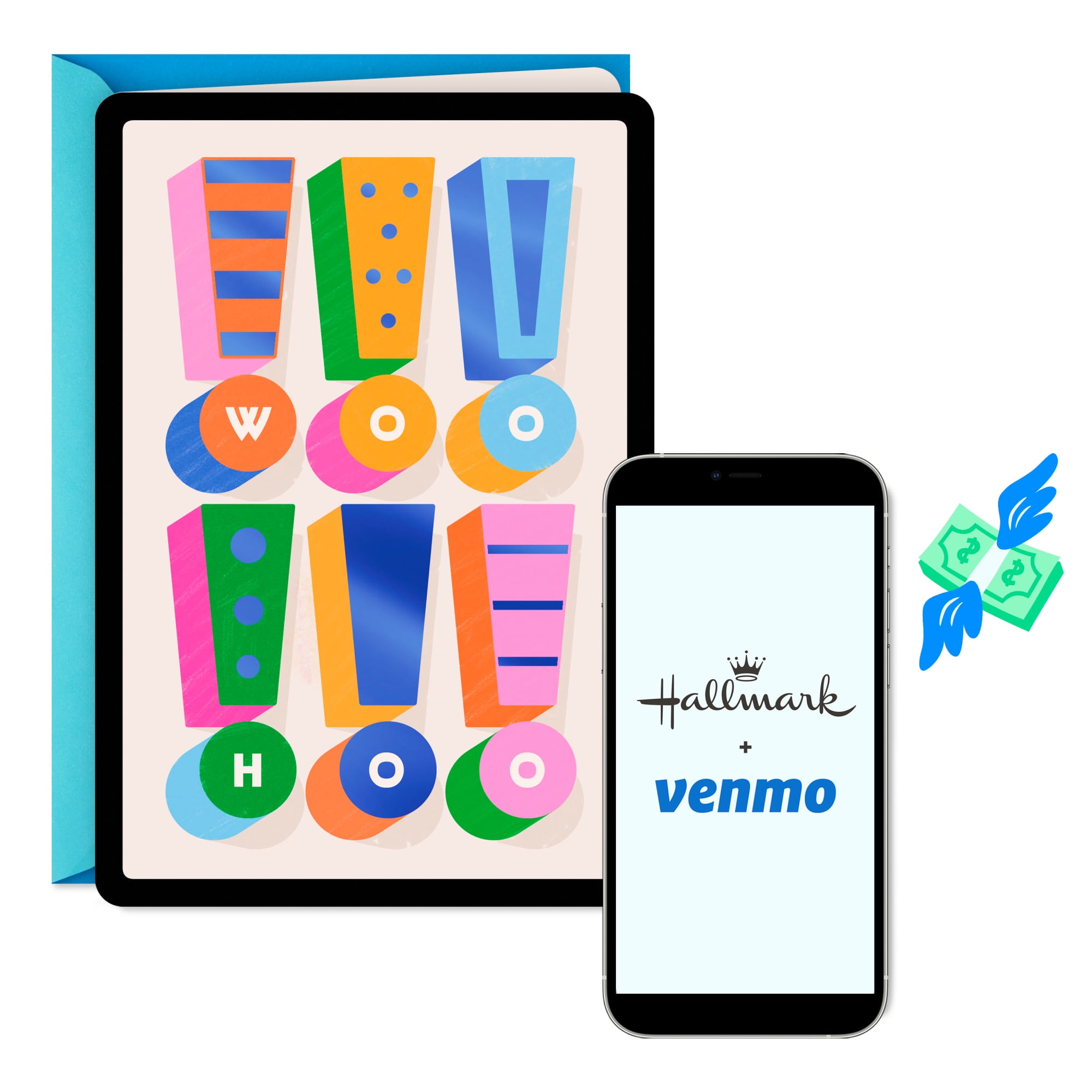 Hallmark and Venmo Congratulations, Birthday or Graduation Card (Woo ...