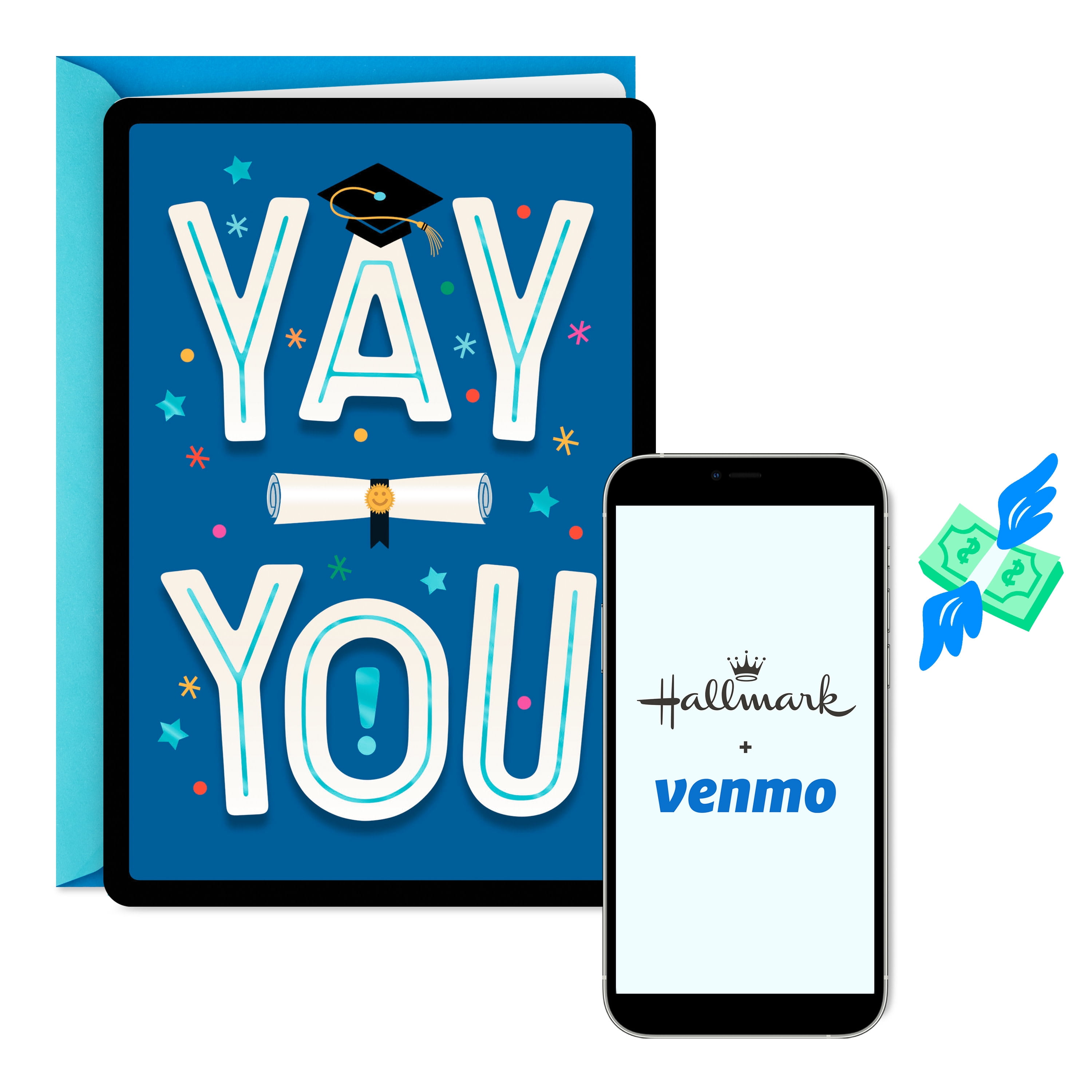 Hallmark and Venmo Graduation Card (Yay You) - Walmart.com