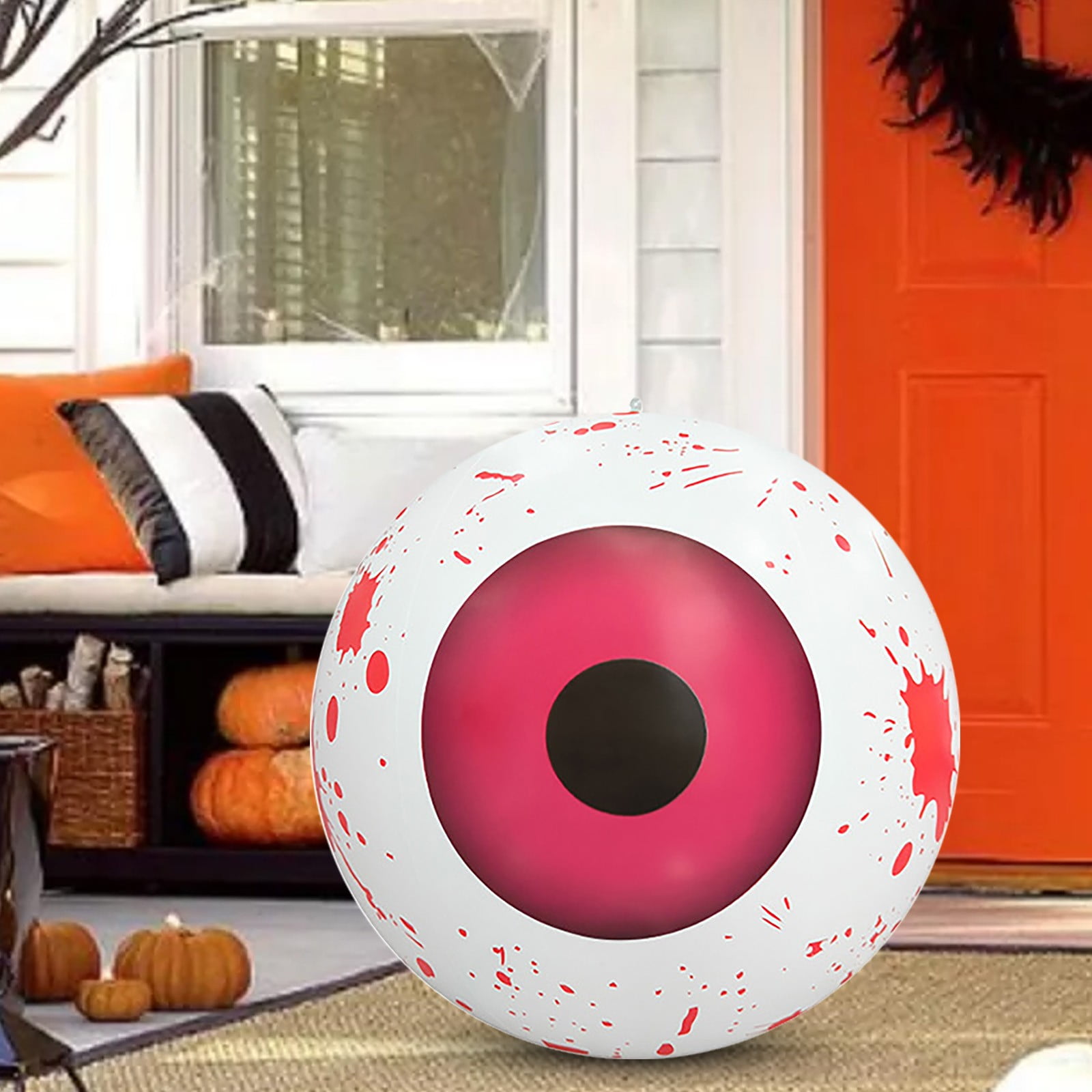 Hallo-ween Decor, Hallo-ween Eyeball Decorations Balloons Eyeballs Blow ...