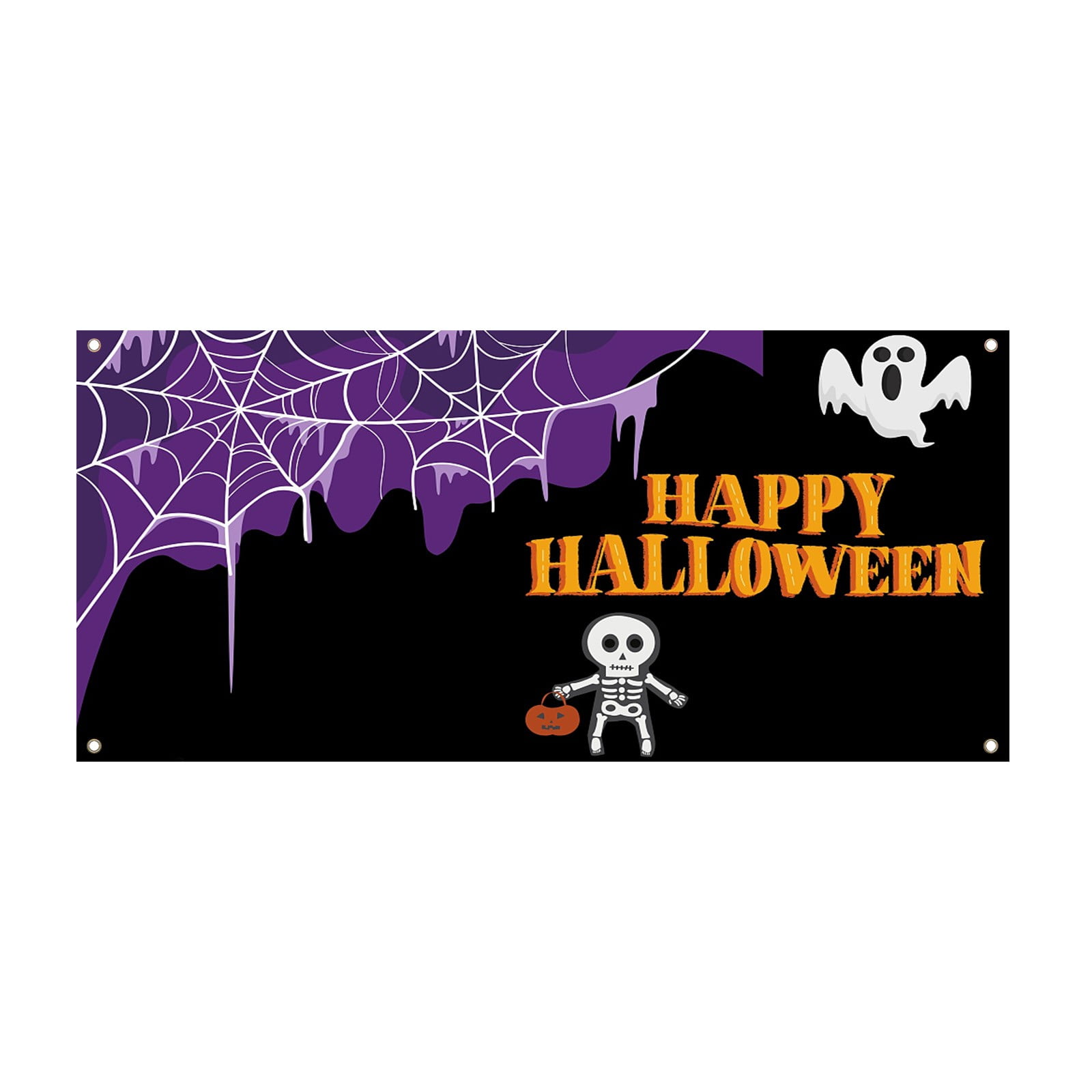 Hallo-ween Decorations,70 .8X 157.4 Inches Hallo-ween Garage Door ...