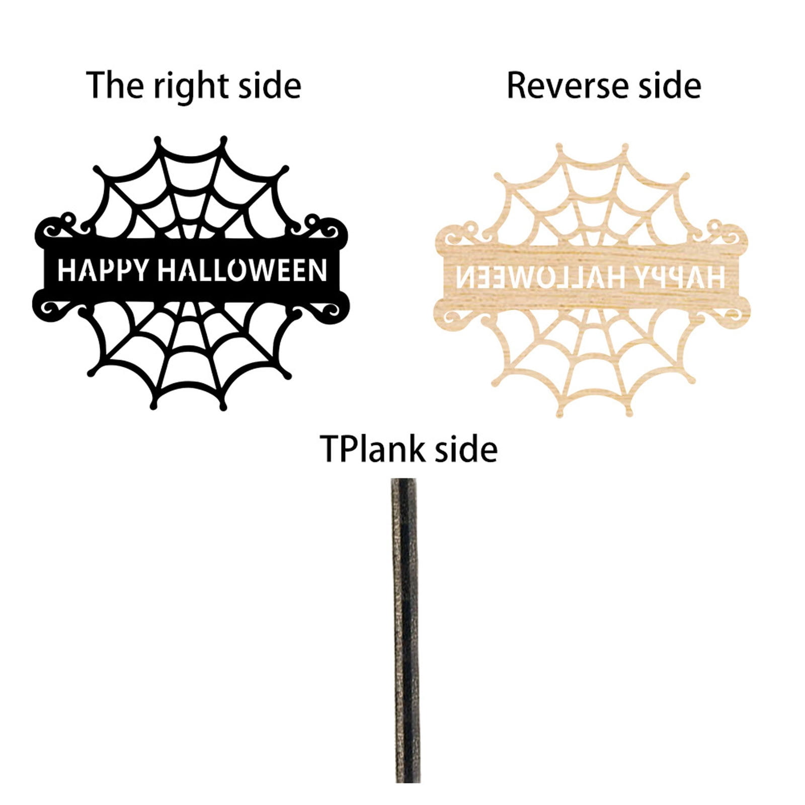 Hallo-ween Decorations, "Hallo-ween Wooden Hanging Classic Bat & 2D ...