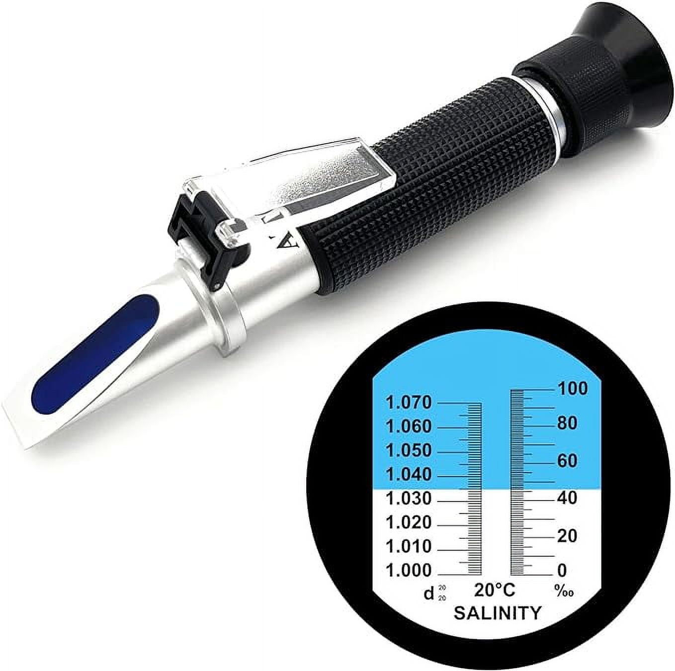 Hallocool Aquarium Salinity Refractometer for Saltwater Seawater Marine ...