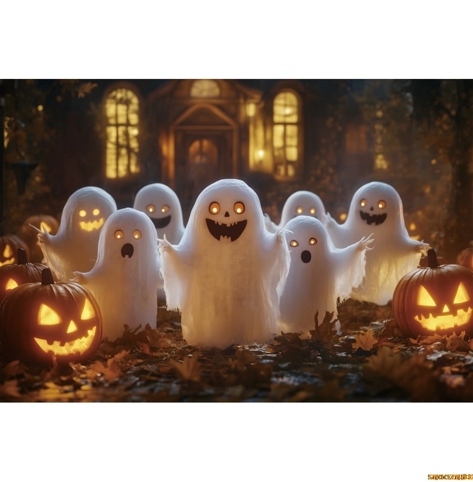 Hallowe Backdrop Night Death Soul Family Party Kids Portrait ...