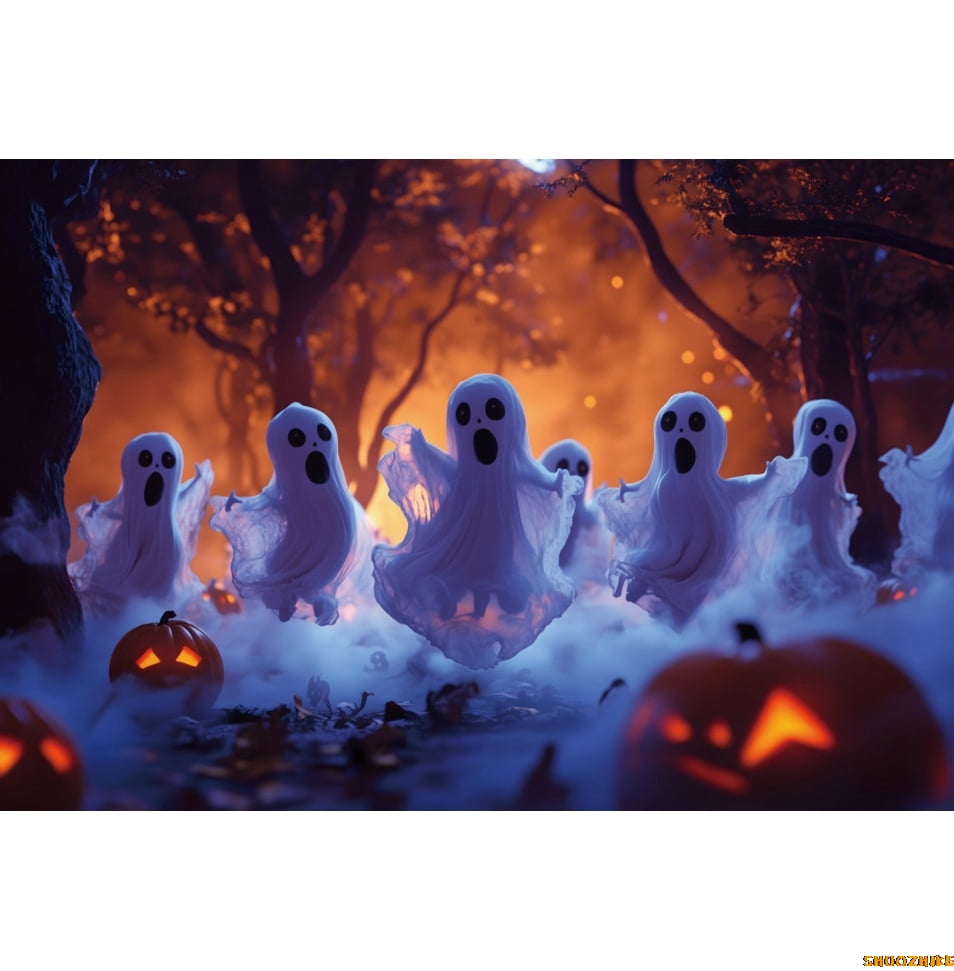 Hallowe Backdrop Night Death Soul Family Party Kids Portrait ...