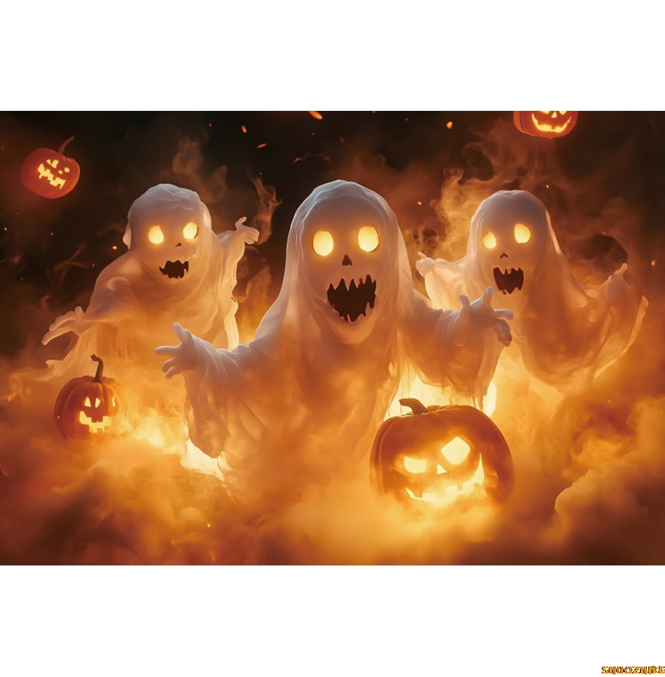 Hallowe Backdrop Night Death Soul Family Party Kids Portrait ...