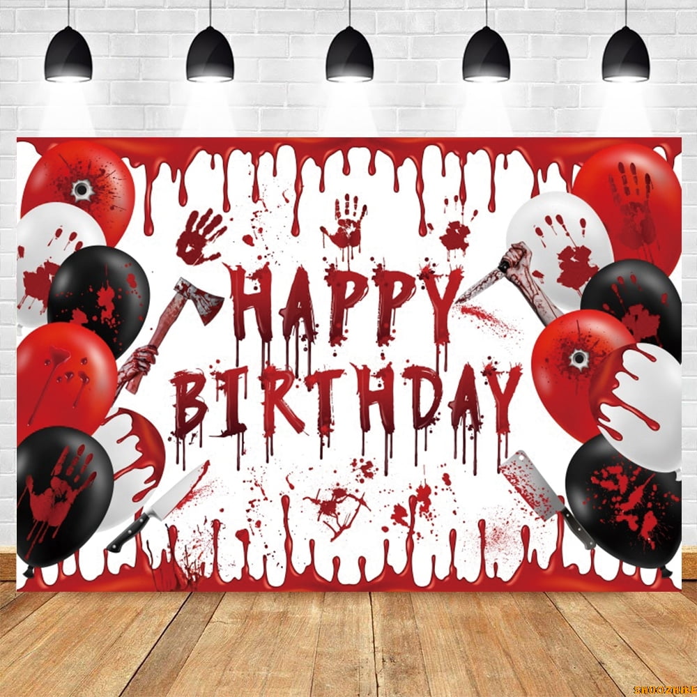 Hallowe Horror Circus Backdrop for Photography Evil Clown Scary ...