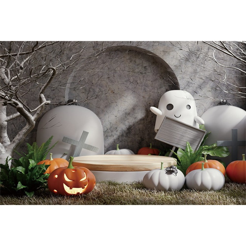 Hallowe Living Room Backdrop Baby Indoor Party Photo Booth Background ...