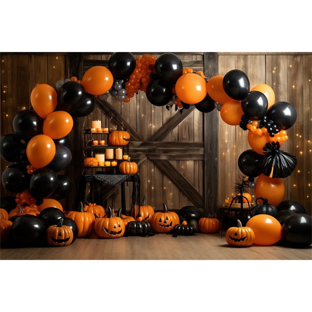 Hallowe Living Room Backdrop Baby Indoor Party Photo Booth Background ...