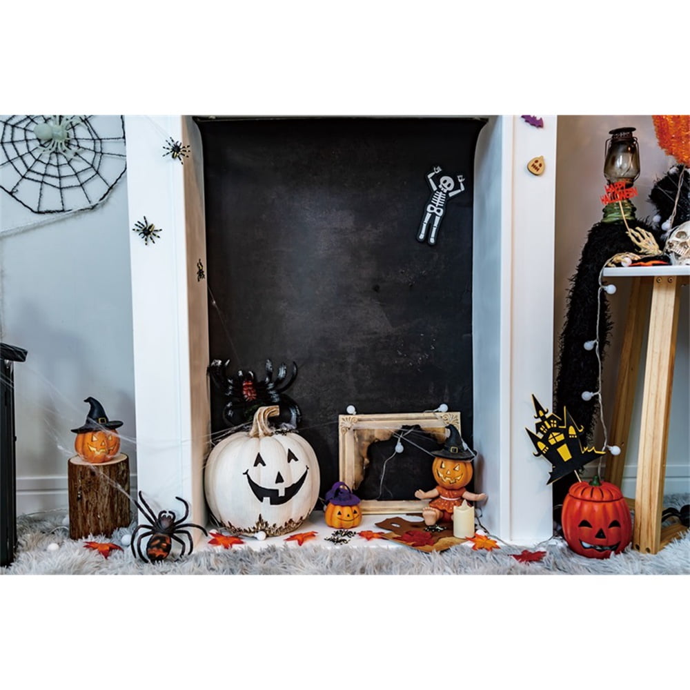 Hallowe Living Room Backdrop Baby Indoor Party Photo Booth Background ...