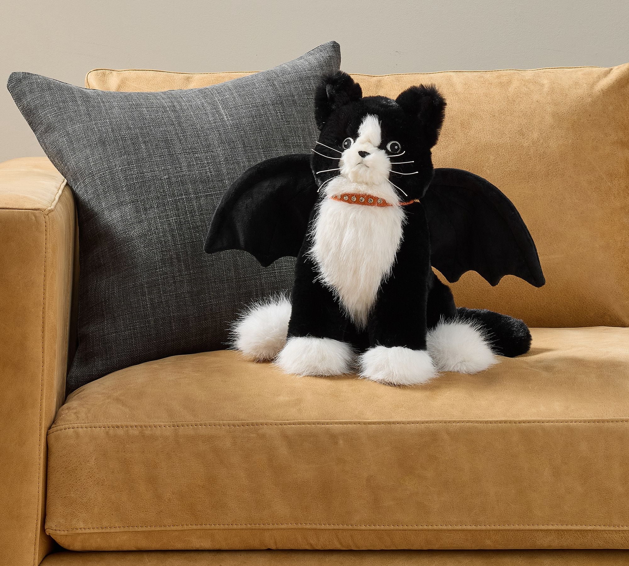 Halloween 12 - inch Hybrid Bat Decor - Cat Plush Pillow, Combining The ...