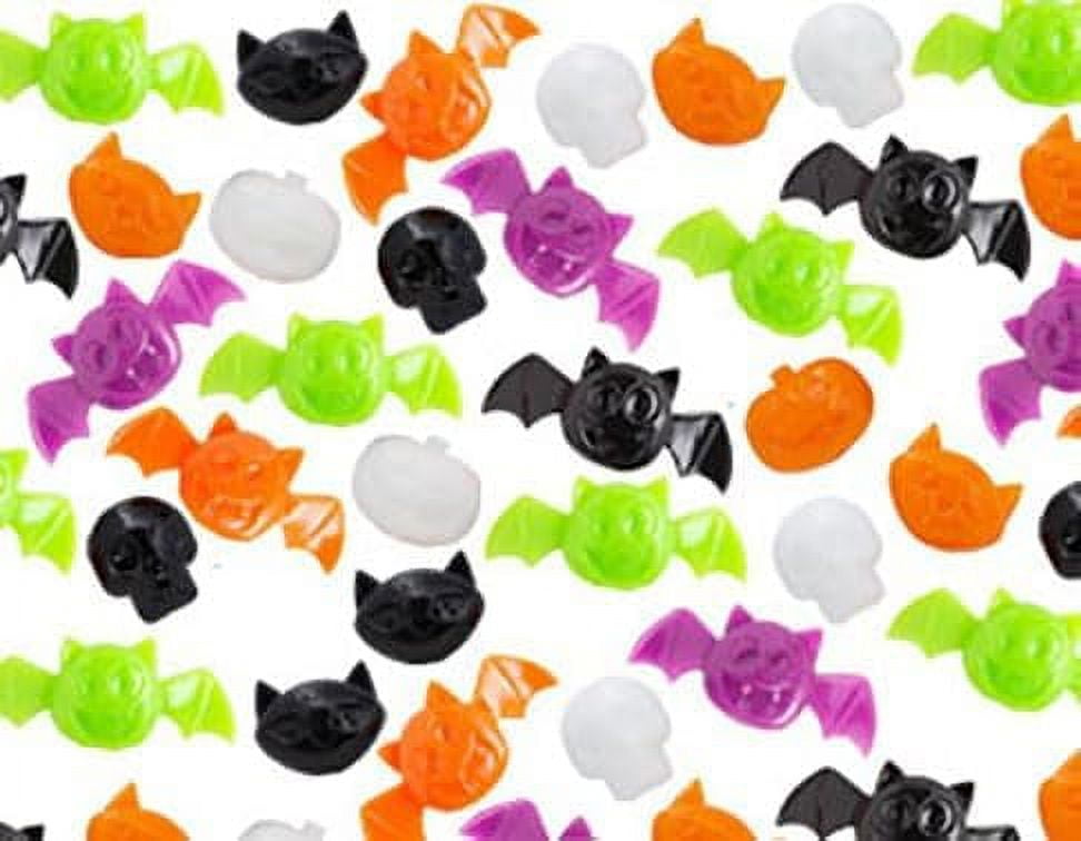 Halloween 120 Piece Sticky Toy Set - Bats - Mochi Characters - Trick or ...