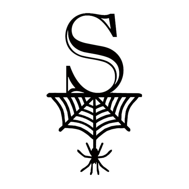 Halloween 26 Letter Decoration Hang Tag, Spider Hang Tag - Walmart.com