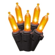 Orange Web Halloween Lights, Set Of 100 Halloween Decoration - Walmart.com