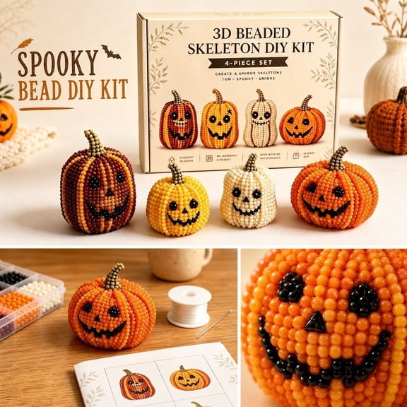 Beaded Pumpkin