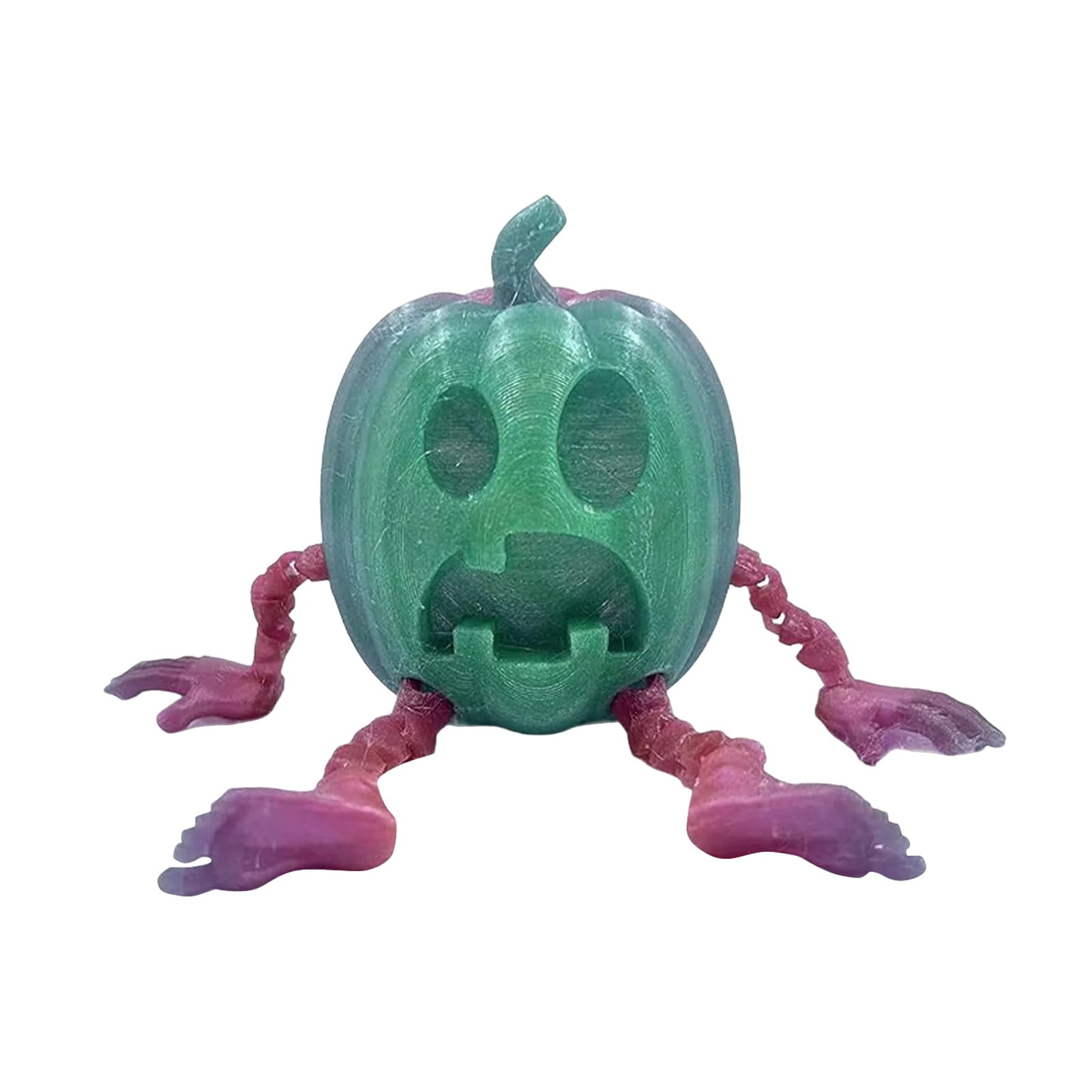 Halloween 3D Printed Pumpkin Figurine Posable Pumpkin Fidget Toy ...