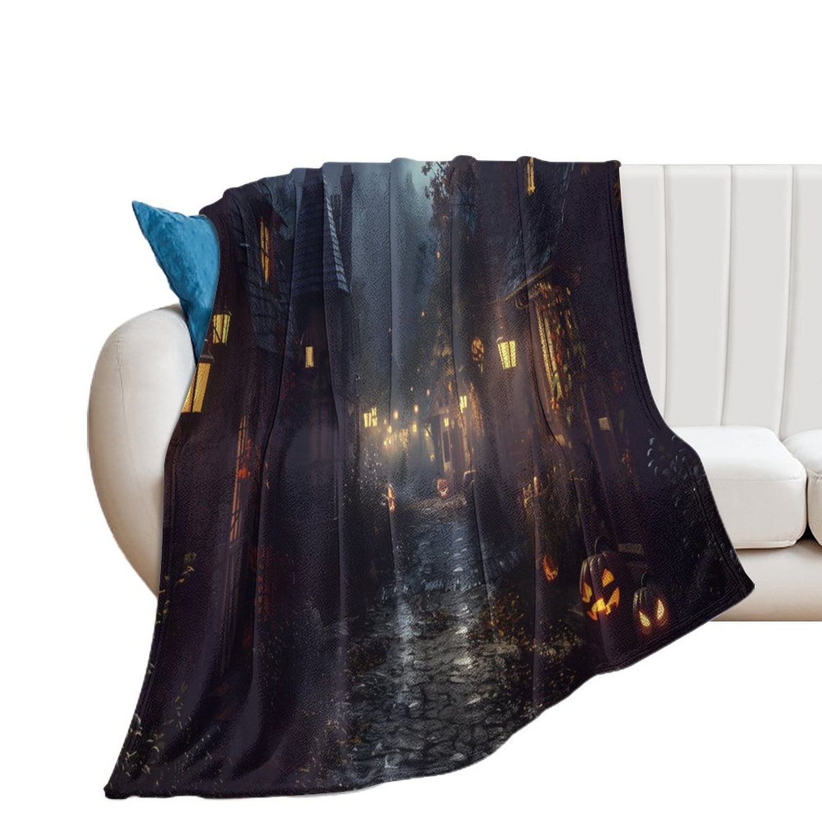 Halloween (777) Throw Blanket- Soft, Decorative Blankets for Bed or ...