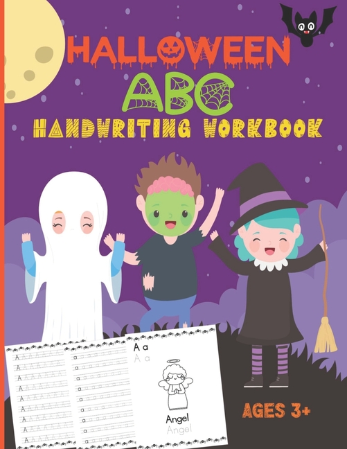 Halloween ABC Handwriting Workbook: For Ages 3 and up (8.5"x11")- Trace ...