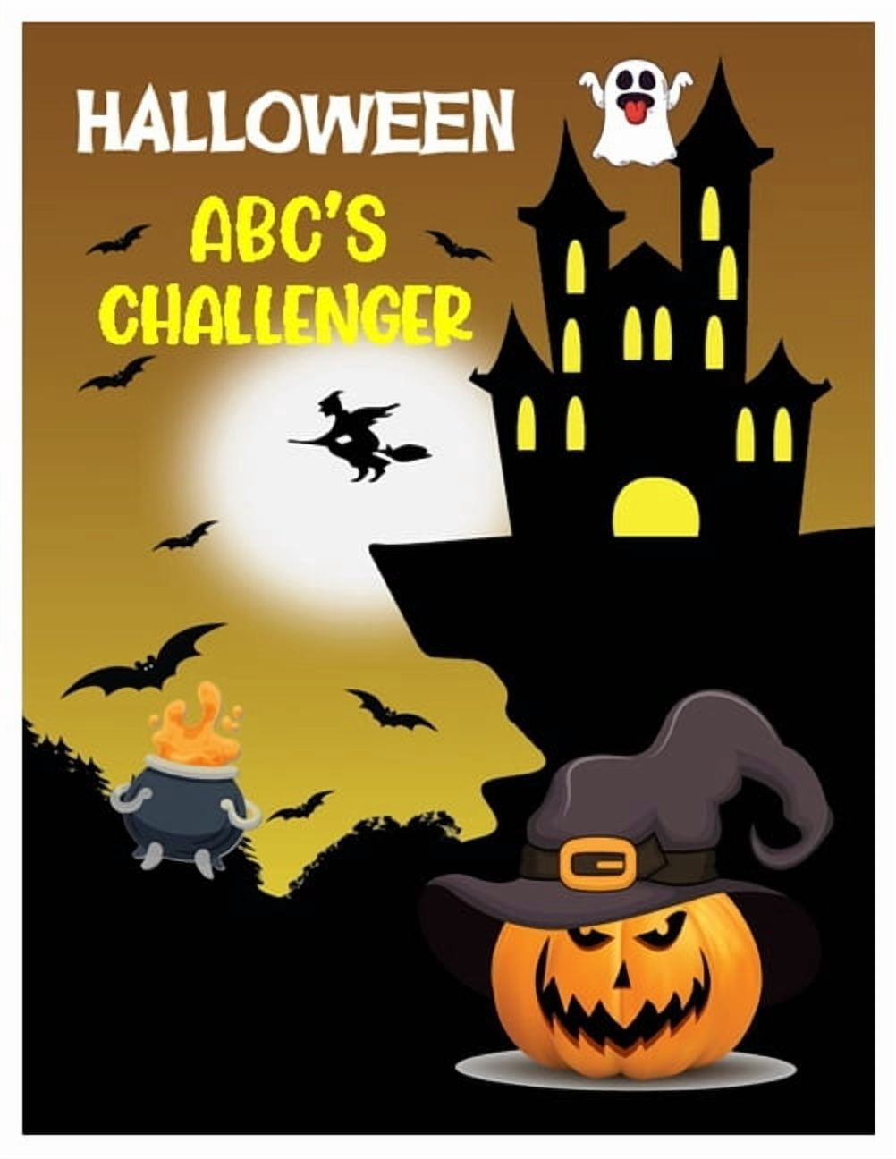 Halloween Abc's Challenger: I Spy Activity Learning Book for Toddlers ...