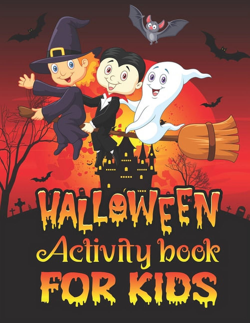 Halloween Activity Book For Kids: A Cute and Spooky Halloween Kids ...