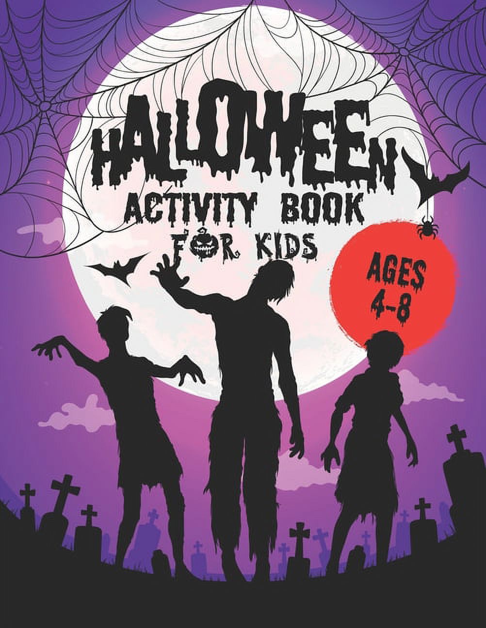 Halloween Activity Book for Kids Ages 4-8: A Halloween Activity Books ...