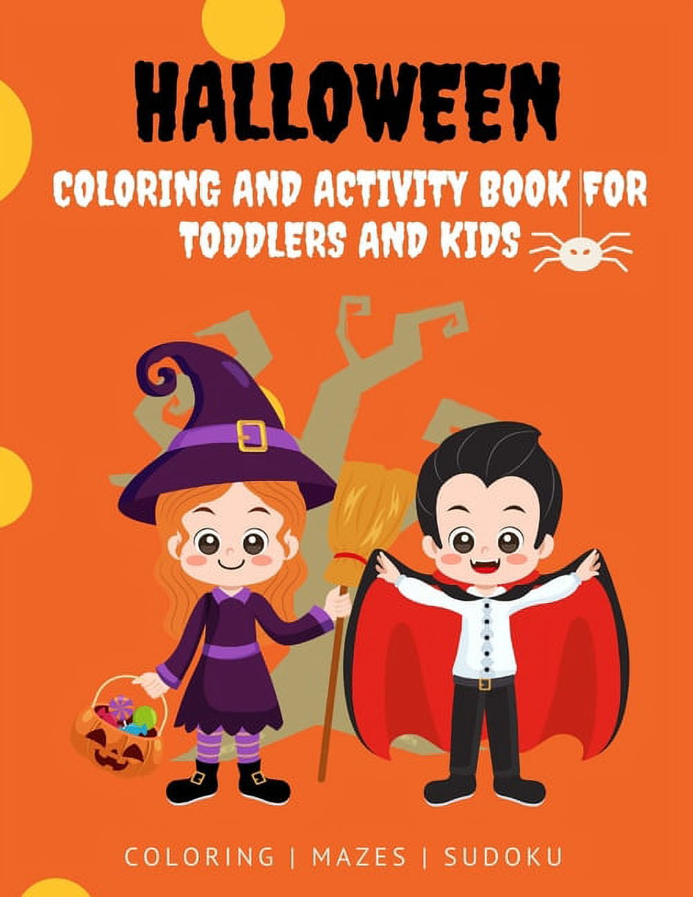 Halloween Activity Books: Halloween Coloring And Activity Book For ...