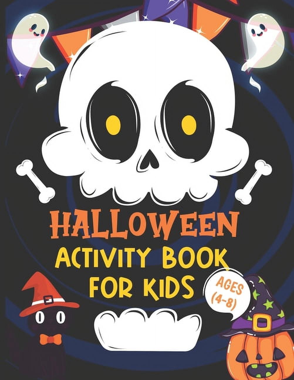 Halloween Activity Books For Kids 4-8 : A Scary Educational Kids ...