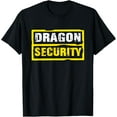 Halloween Adult Costume Dragon Security Dad Mom T-Shirt Tops Tee ...