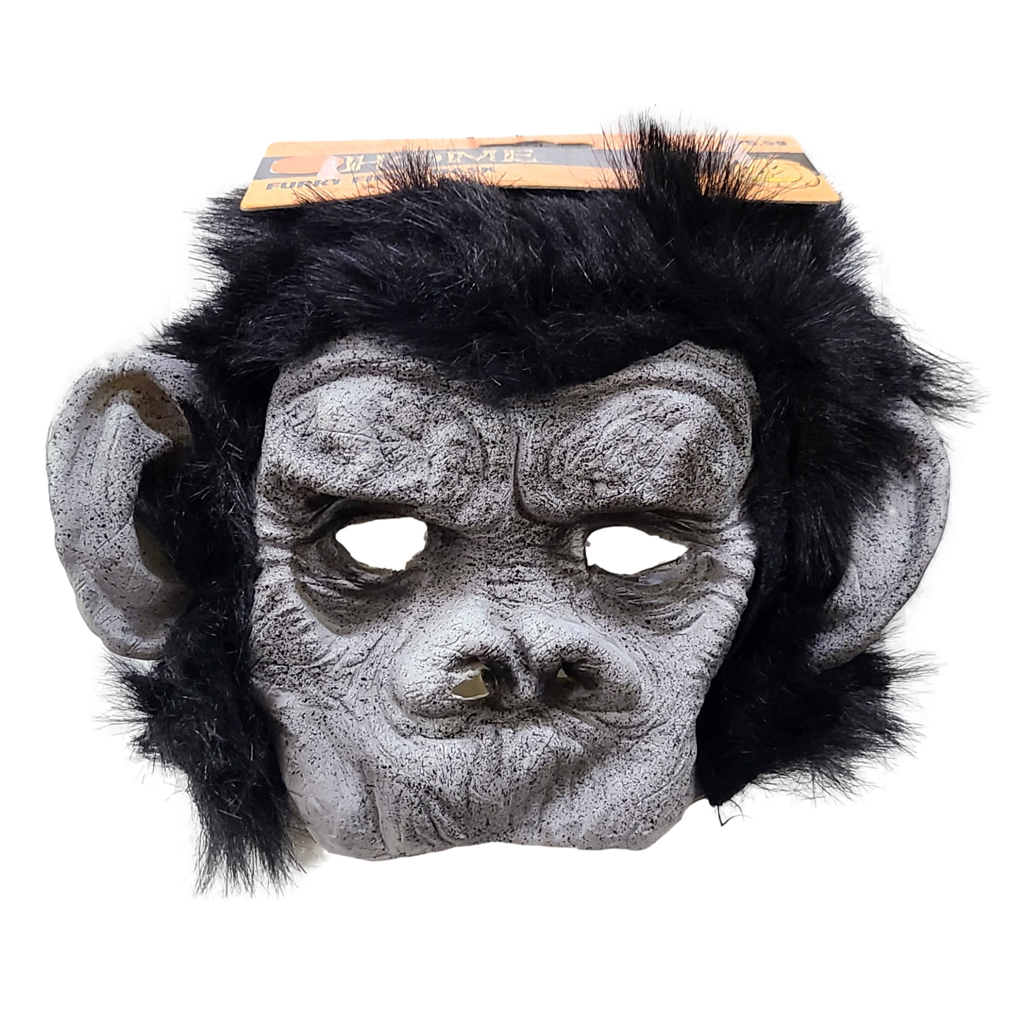 Halloween Adult Gorilla Half Mask Furry Mask For Costume Cosplay ...
