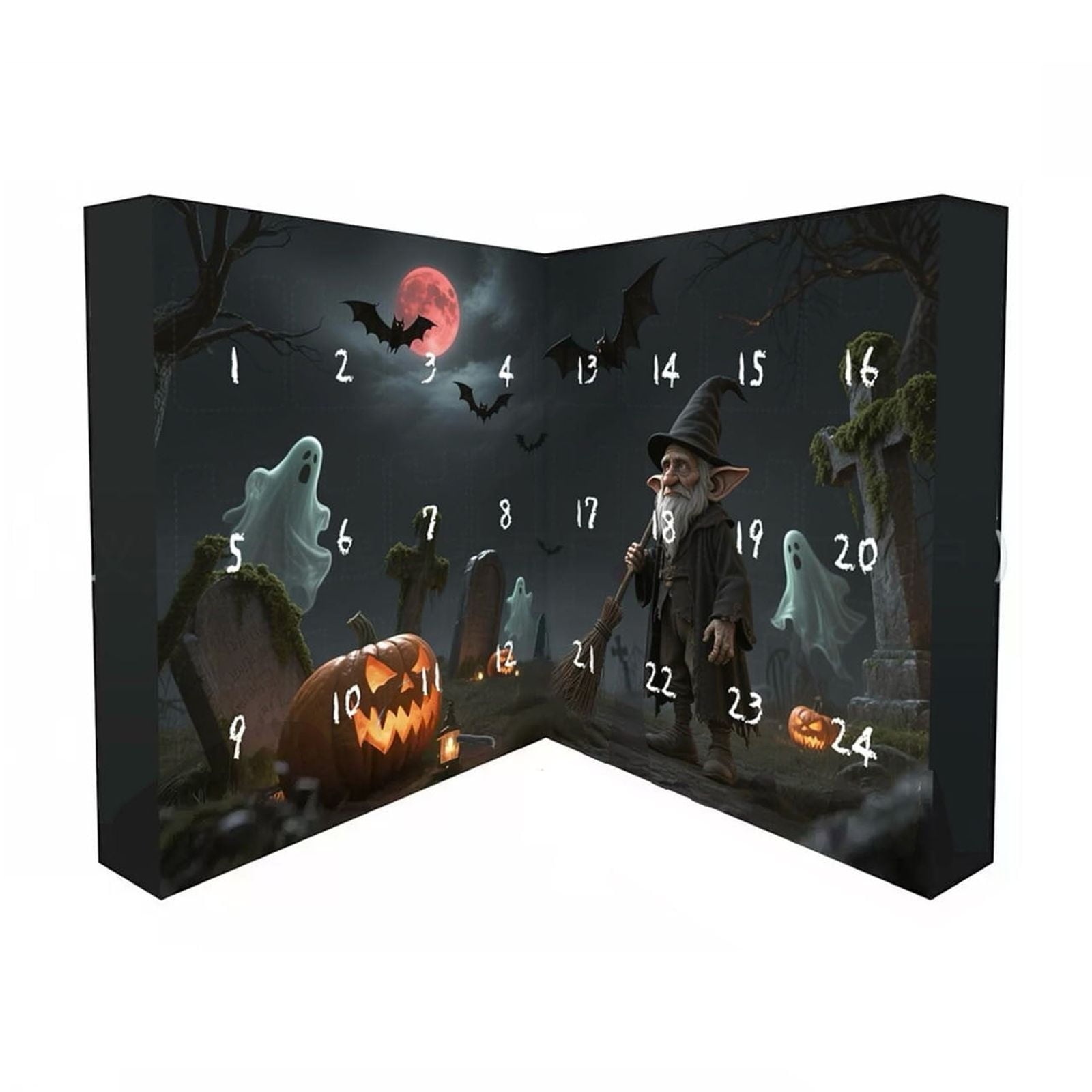 Halloween Advent Calendar 2025 - 24 Days Spooky Countdown with Mini ...