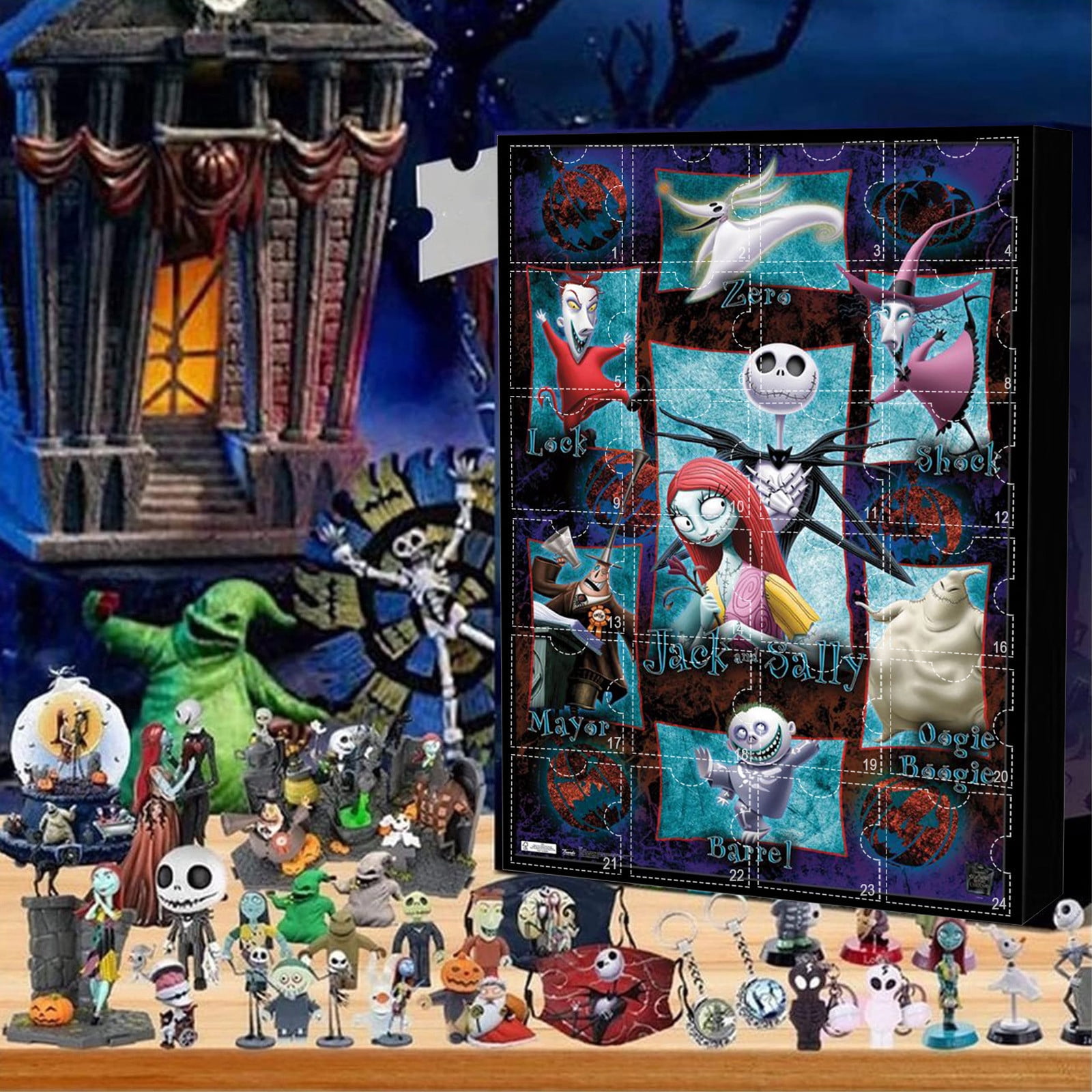 Halloween Advent Calendar 2025 – 24Pcs Surprise Toys, Countdown ...