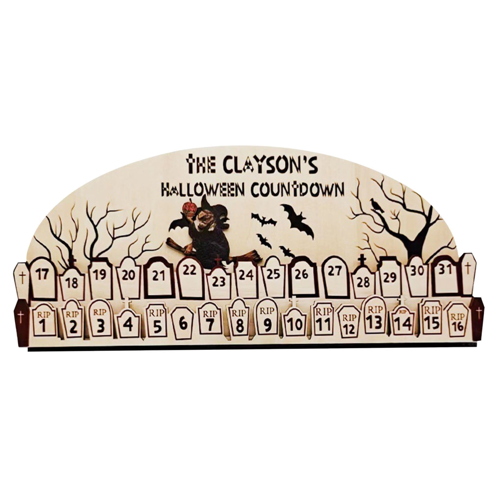 Halloween Advent Calendar 31 Christmas Advent Calendar 2024 Days Of ...