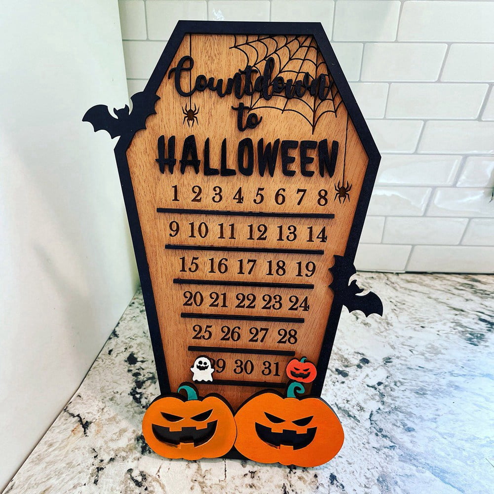 Halloween Advent Calendar, Halloween Countdown Calendar Haunted House ...