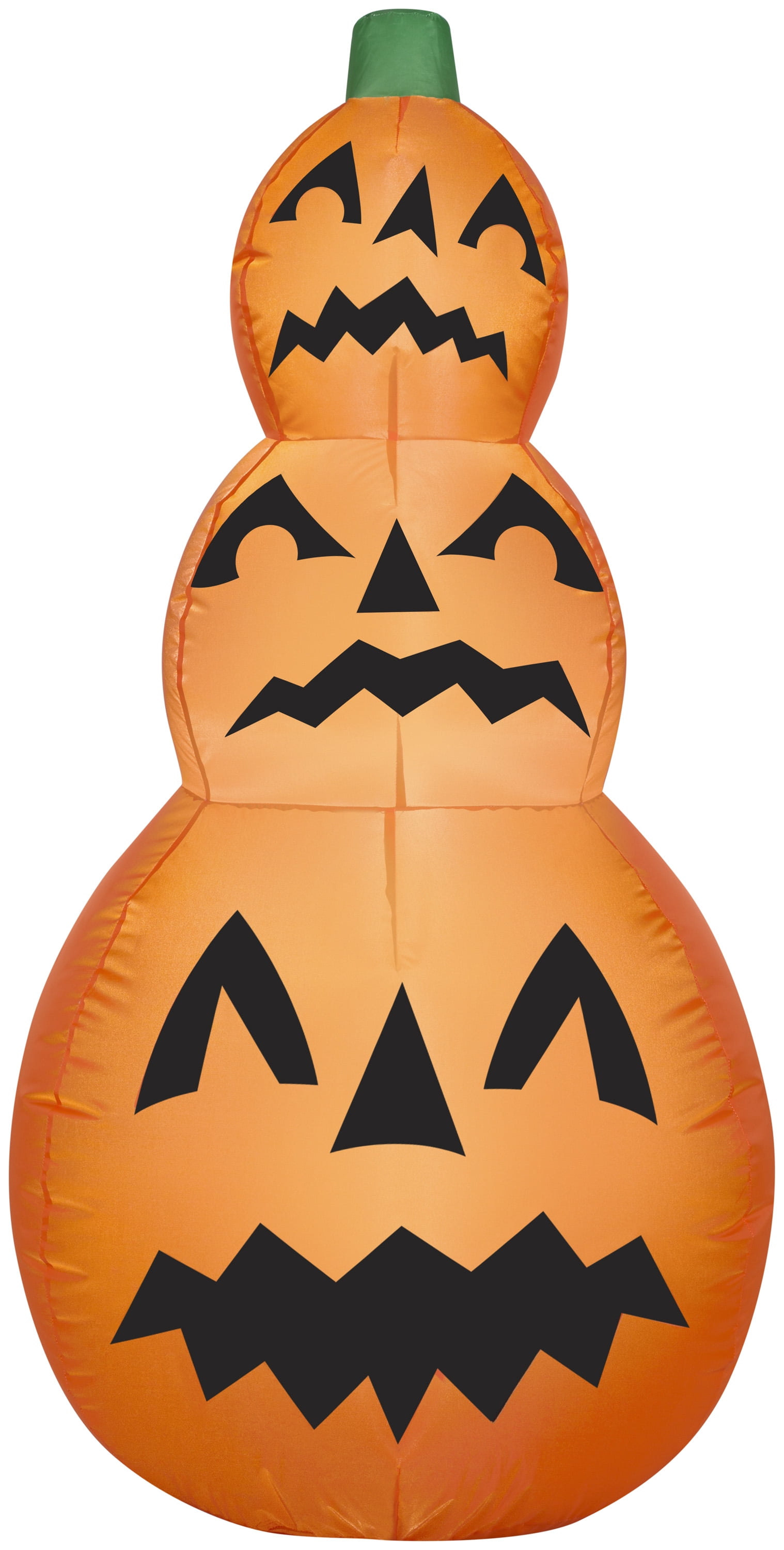 Halloween Airblown Yard Inflatables Pumpkin Stack - Walmart.com