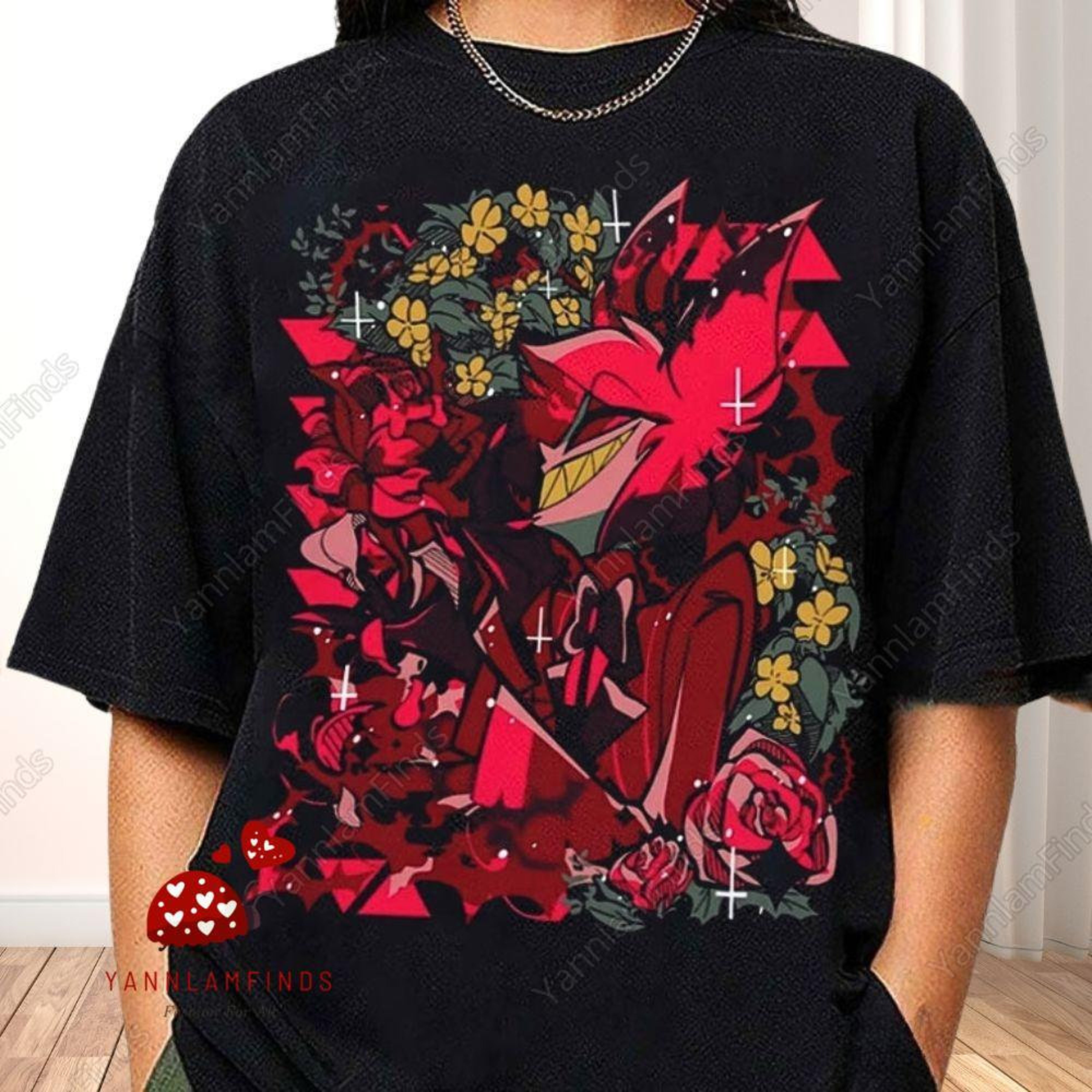 Halloween Alastor Hazbin Hotel T-Shirt, Hazbin Hotel Character Shirt ...