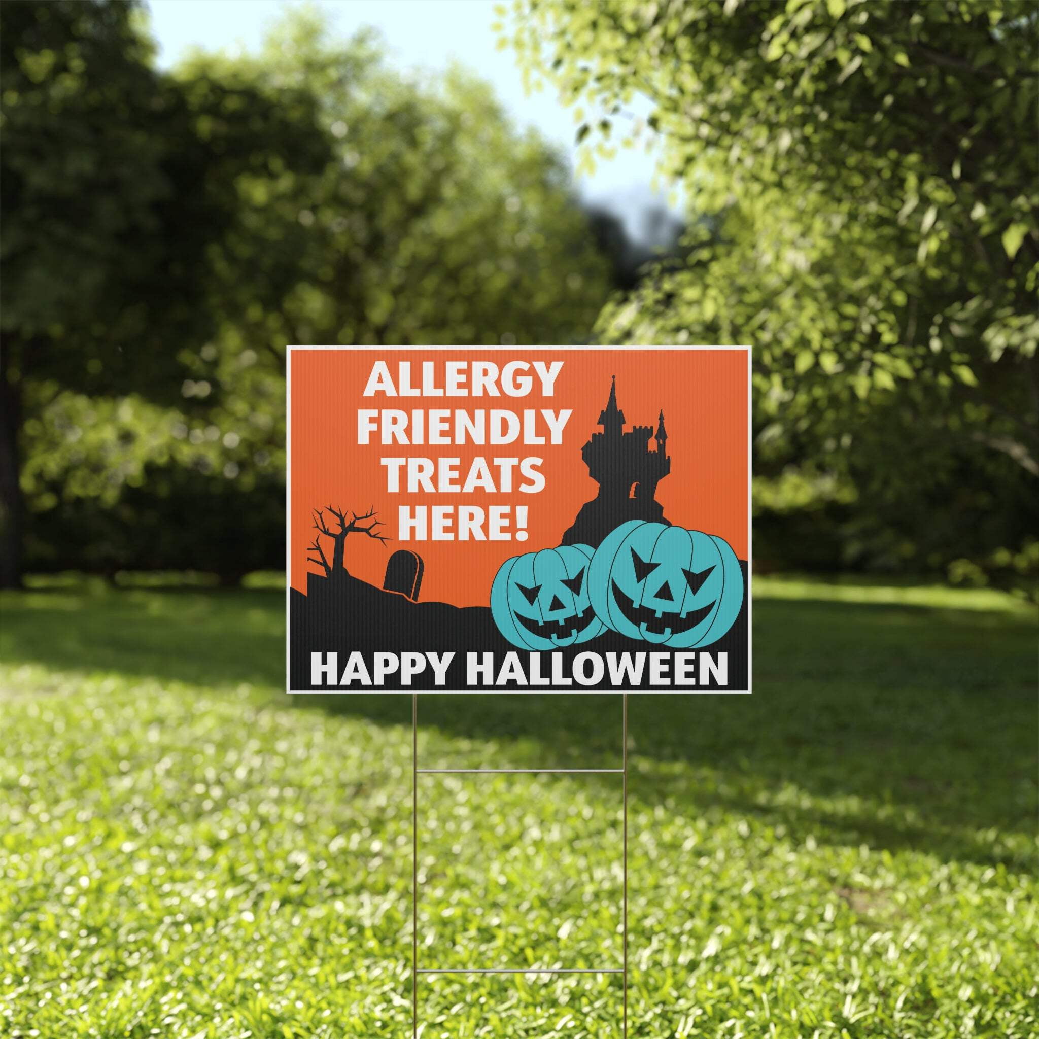 Halloween Allergy Friendly Yard Sign - Walmart.com