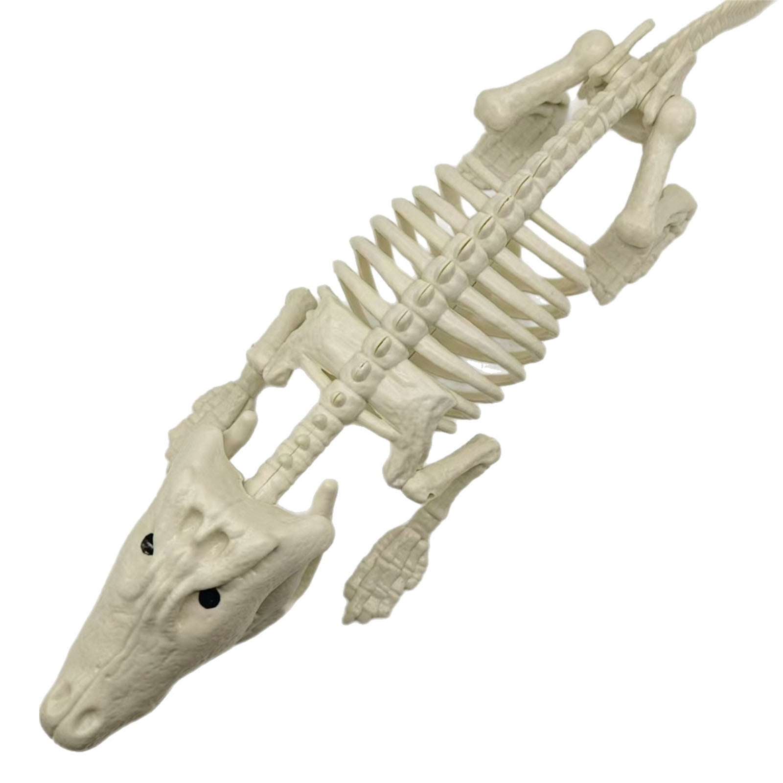 Halloween Alligator Skeleton,Movable Mouth Joints Gothic Skeleton ...