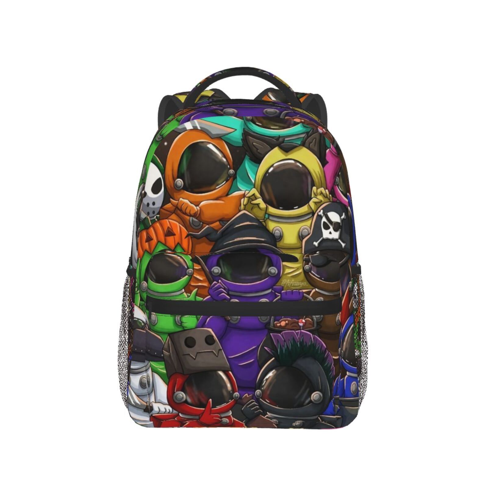 Halloween Among-Us Imposter Crewmate Backpack,Fabric & PVC Backpack ...