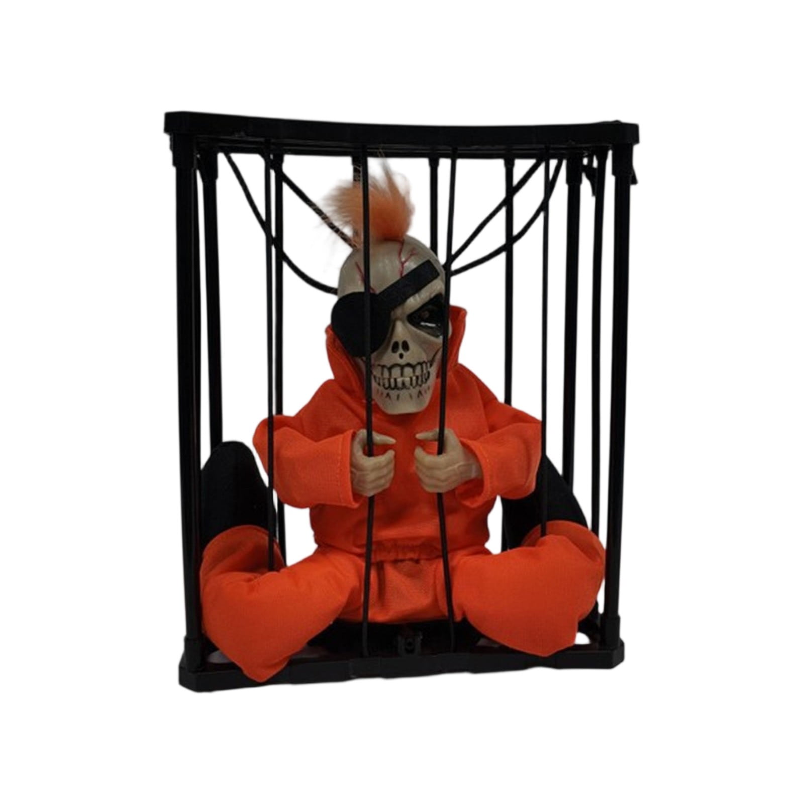 Halloween Animated Caged Prisoner Decoration, A Spooky Hanging Ghoul ...