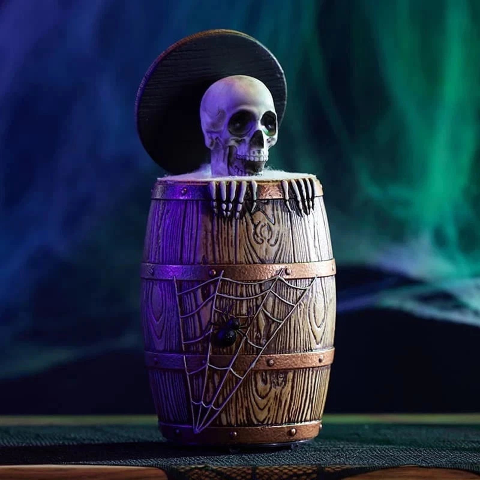 Halloween Animated Fart Joke Bucket – Lifting Skeleton Animated ...