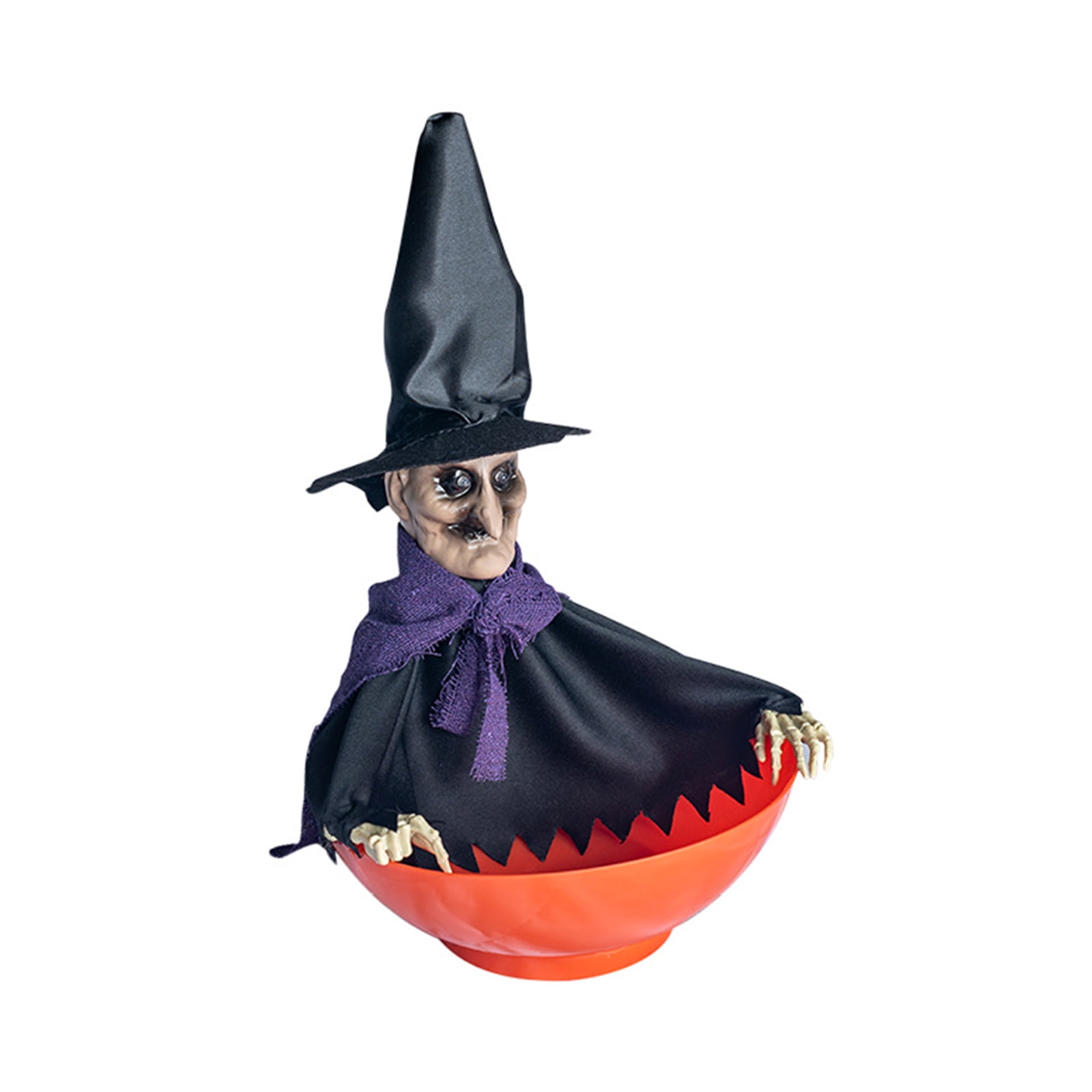 Halloween Animated Screaming Bowl Candy Holder with MotionSensor and ...
