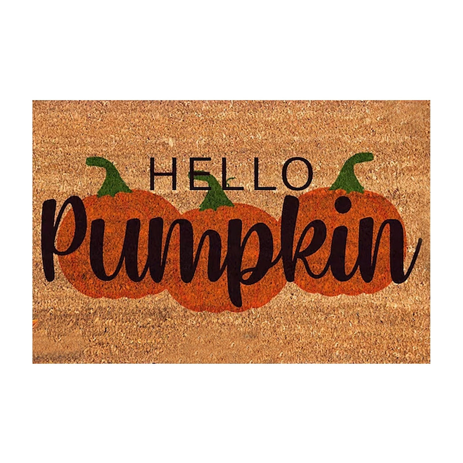 Halloween Autumn Welcome Pumpkin Welcome Crystal Velvet Mat Pumpkin Mat ...