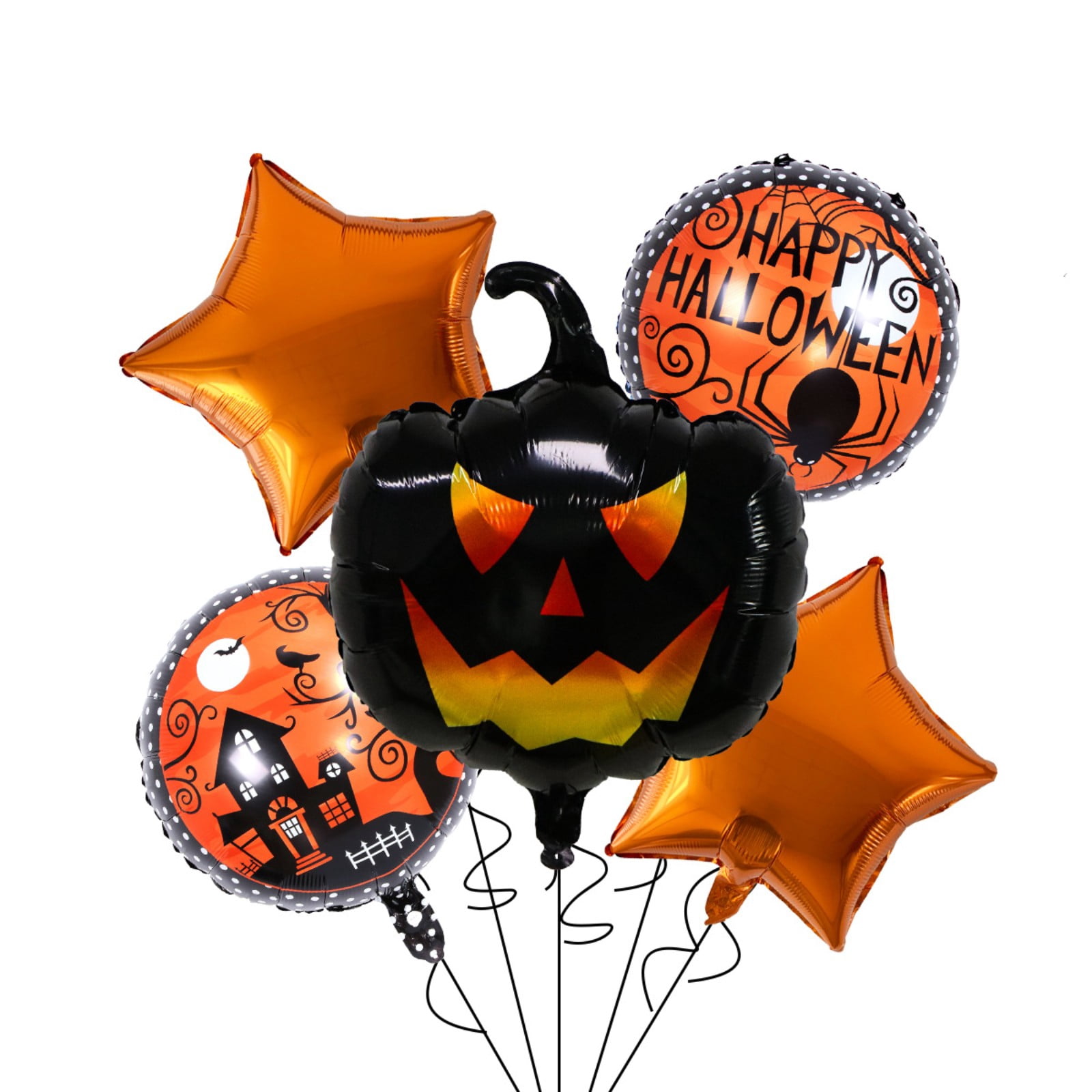 Halloween Balloon Garland Kit Balloons, Skull Foil Balloons Boo Foil ...
