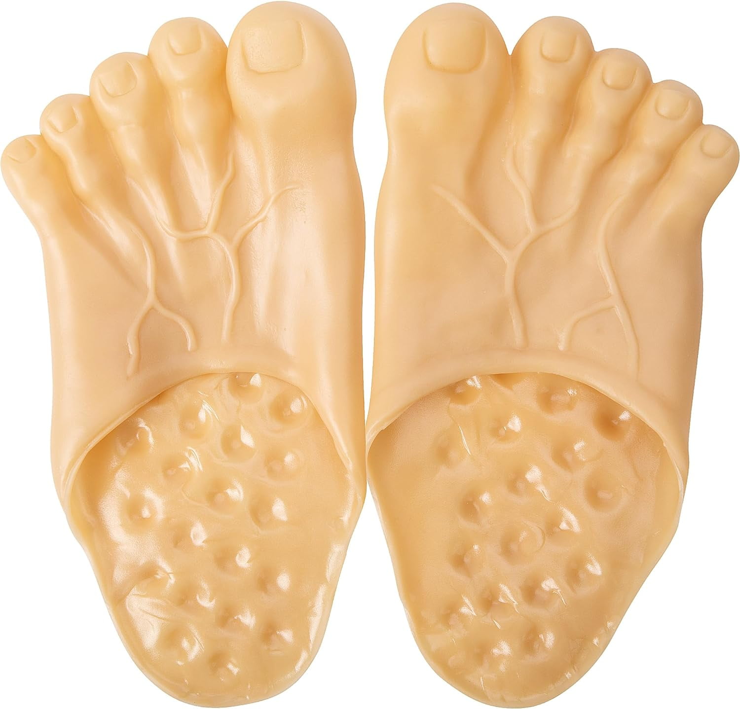 Halloween Barefoot Funny Feet Slippers- Realistic Big Foot Slippers ...