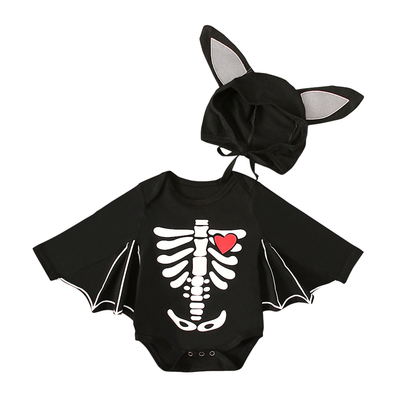 Halloween Bat Cosplay Clothes for Toddler Baby Boys Girls Bat Sleeve ...